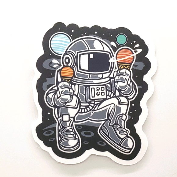 Astronauts Stickers | Accessories | Astronaut Outer Space Stickers ...
